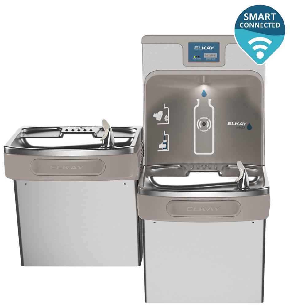 ezH2O® Bottle Filling Station, Bi-Level Cooler, Lead Reduction, Filter Change | Elkay